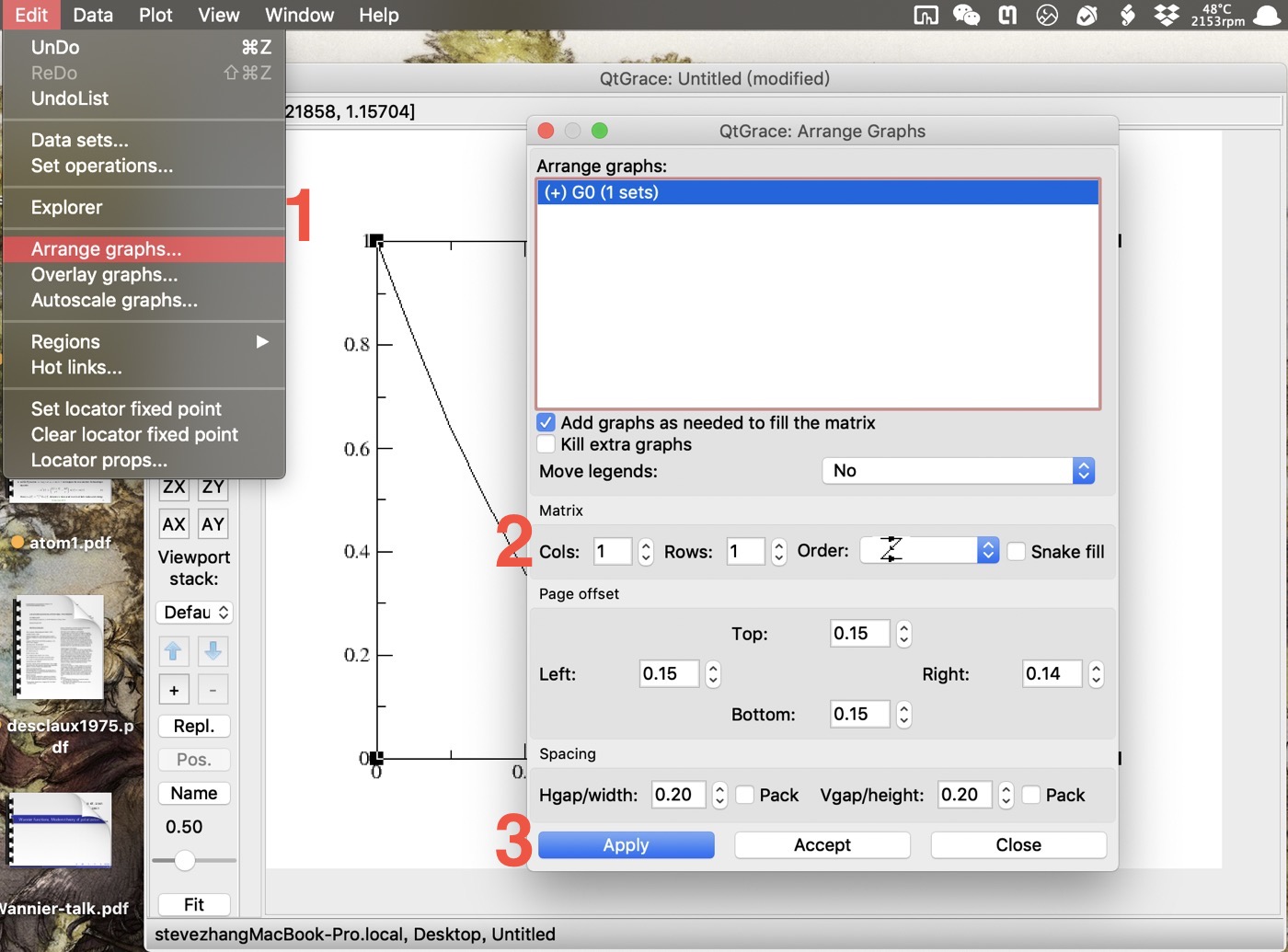 XmGrace tips (CN) | Min-Ye Zhang